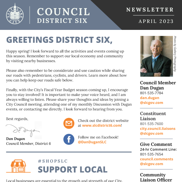 Annual 2023 District 6 Newsletter Council District 6