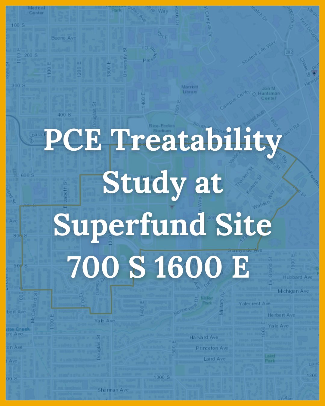 PCE Treatability Studies at the 400 South 1600 East Superfund Site ...