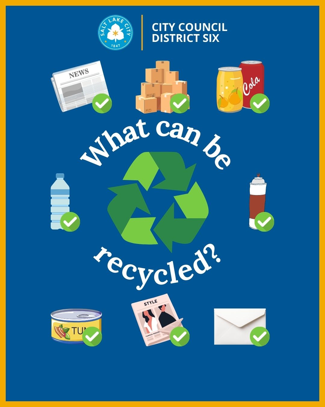 What Can Be Recycled? | Council District 6