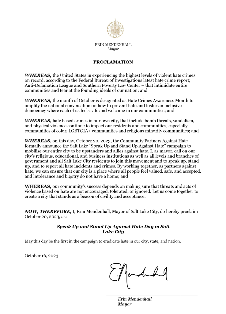 Mayor’s Proclamations | Mayor's Office