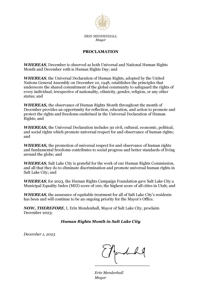 Mayor’s Proclamations | Mayor's Office