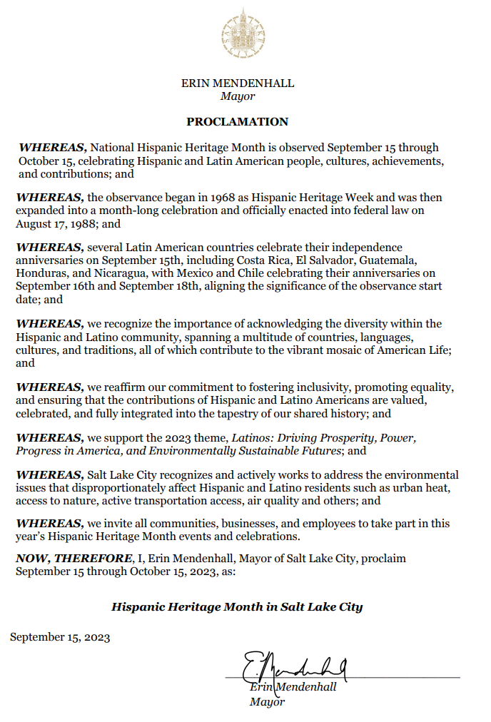 Mayor’s Proclamations | Mayor's Office