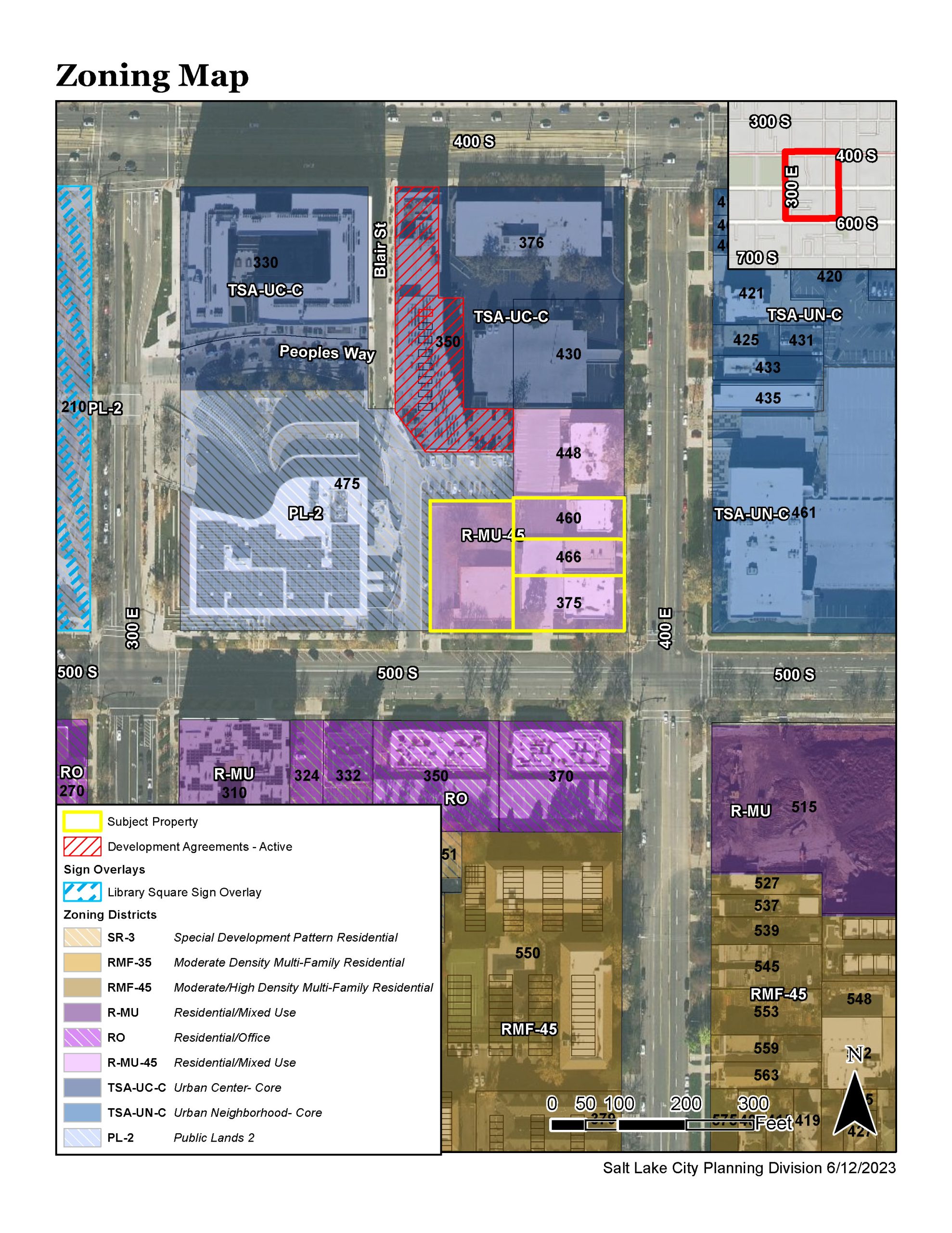 500 S and 400 E – Zoning Map Amendment | Planning Division