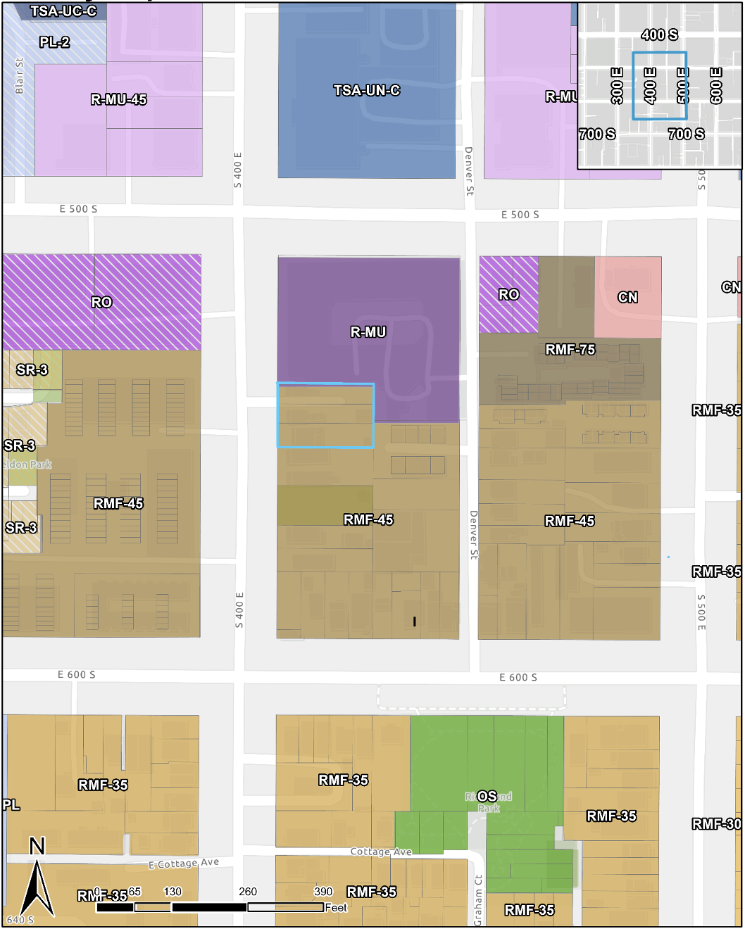 The Citizen 2 – Zoning Map & General Plan Amendment at approximately 539 S 400 E | Planning Division