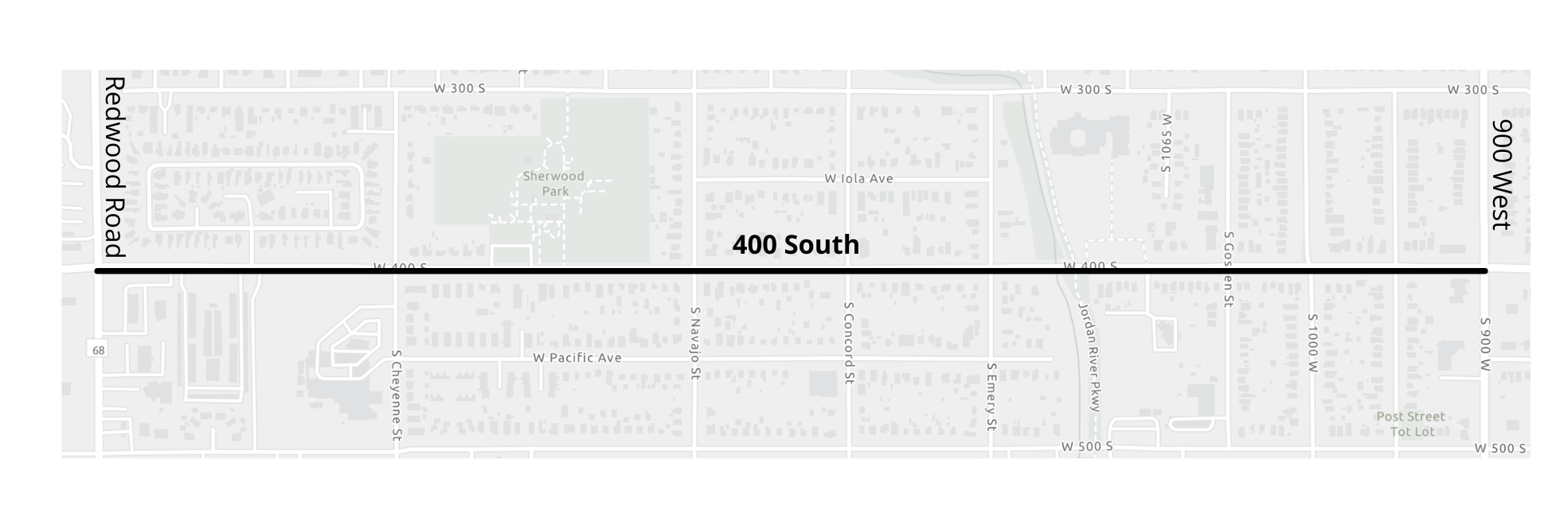 400 South Street Improvements (900 West – Redwood Road) | Transportation