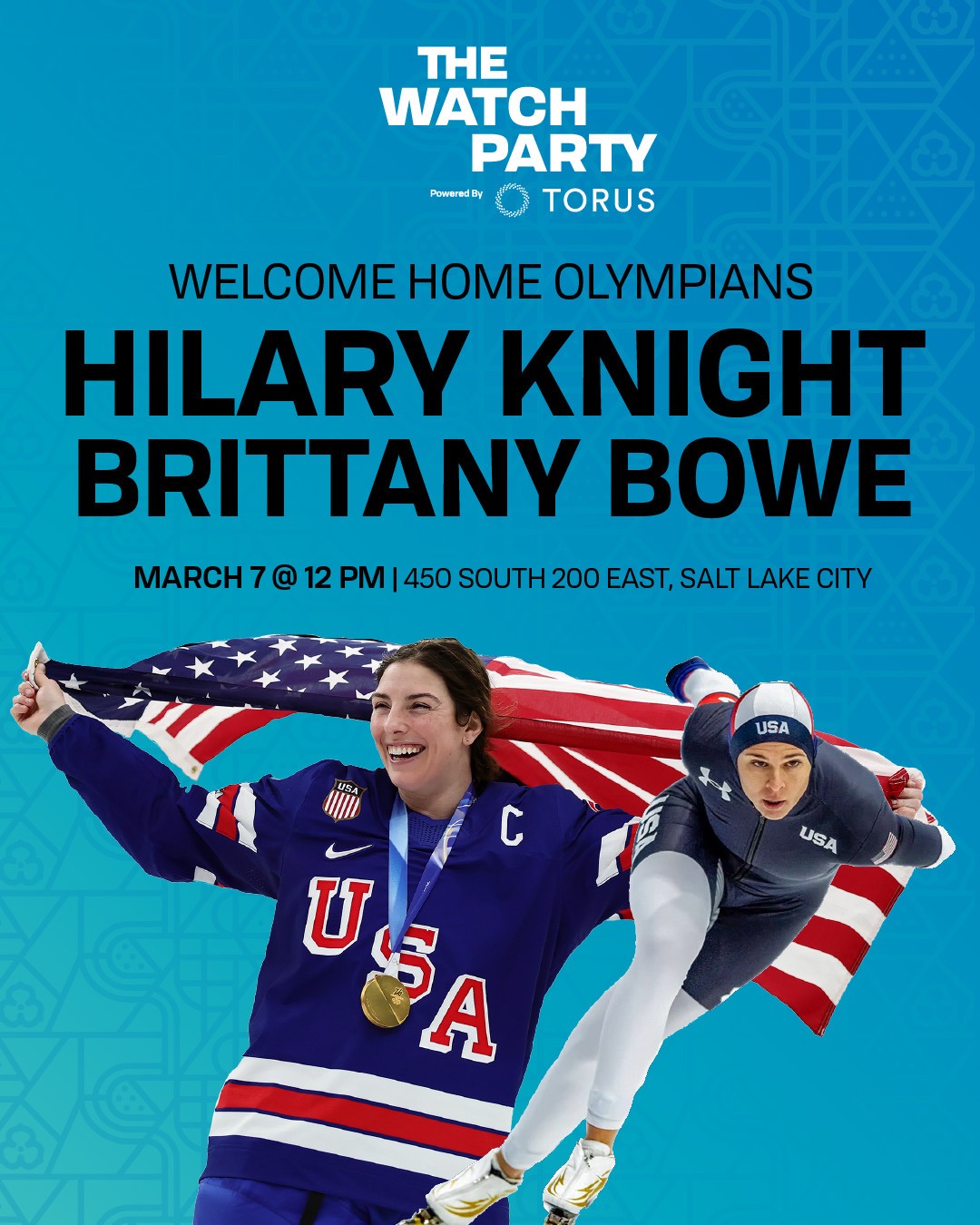 Welcome Home: Gold Medalist Hilary Knight, Salt Laker Brittany Bowe ...
